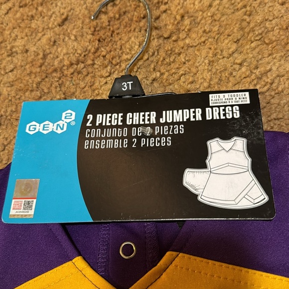 Costumes | Lsu Tigers Cheerleader Outfit 3t | Poshmark